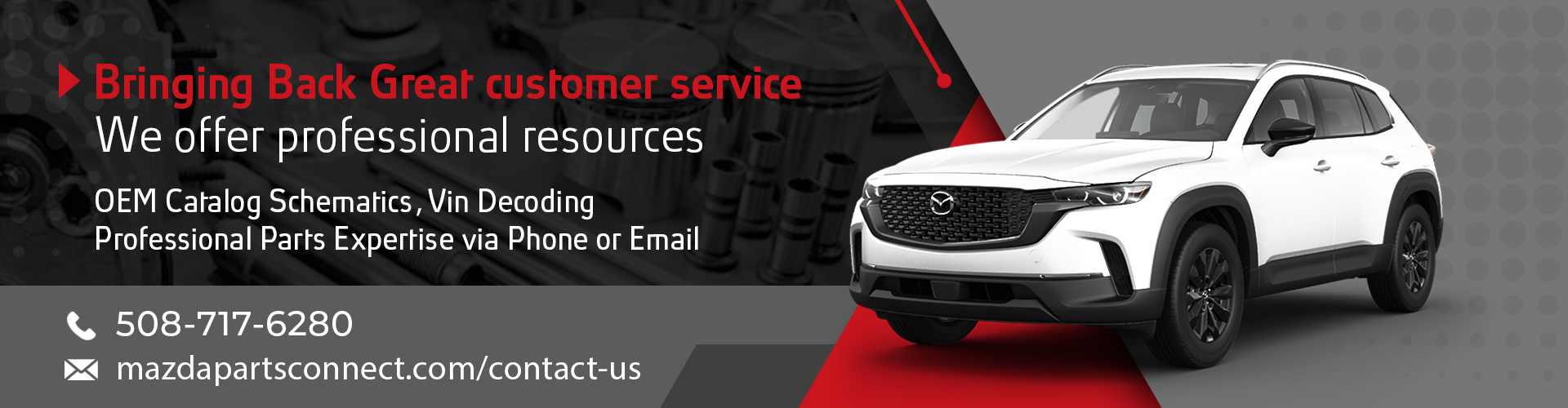 Factory Direct Mazda Replacement Parts | Mazda Parts Connect