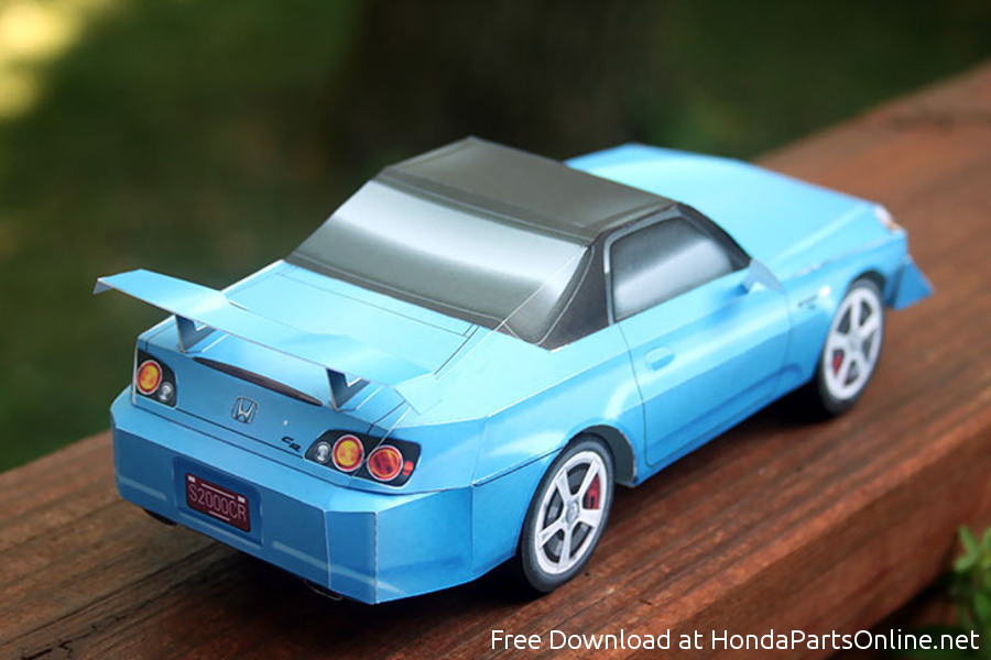 Honda S2000 Paper Model | Honda Parts Online