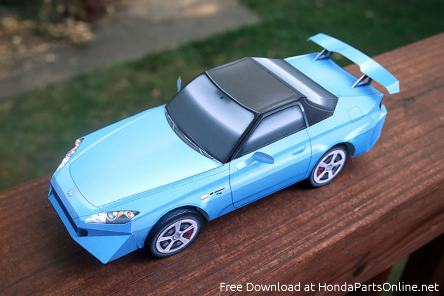 Honda S2000 Paper Model | Honda Parts Online