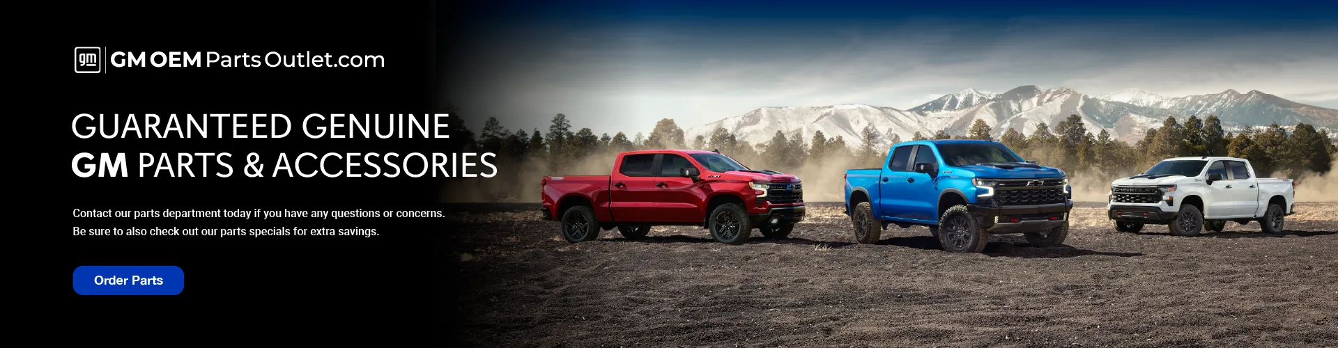 GM OEM Parts Outlet | OEM GM Parts & Accessories | Manufacturer Warranty