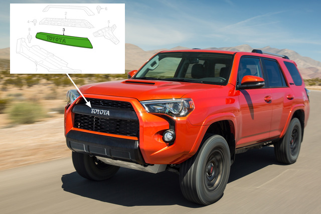 Toyota 4Runner 2015-2019 Grille Swap | Toyota Parts Center Blog