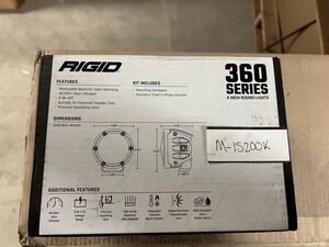 M15200KBML - RIGID 360 SERIES 4 INCH ROUND LIGHTS - | Lasco Auto Parts