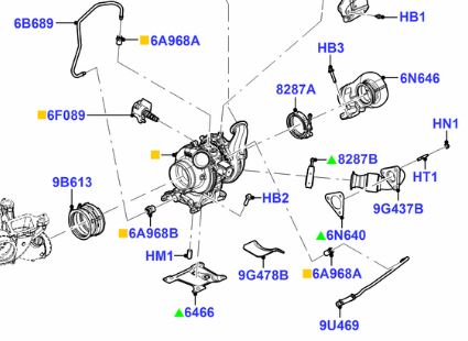 BC3Z-6K682-B - Ford Super Duty | Genuine Turbocharger Assembly | 6.7 L ...