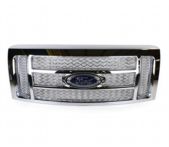 al3z8200b - Ford Grille Insert - Lariat Chrome Mesh | GetOEMParts.com