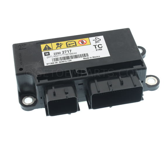 2010-2013 GM Airbag Sensing and Diagnostic Module 22922717 ...