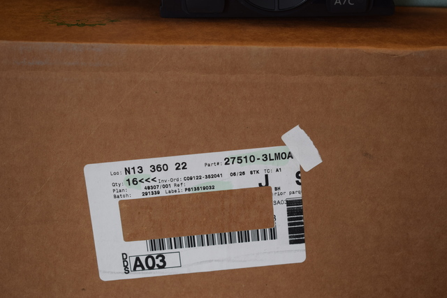 27510-3LM0A - Heater Control - 2013-2020 Nissan NV200 | World OEM Parts ...