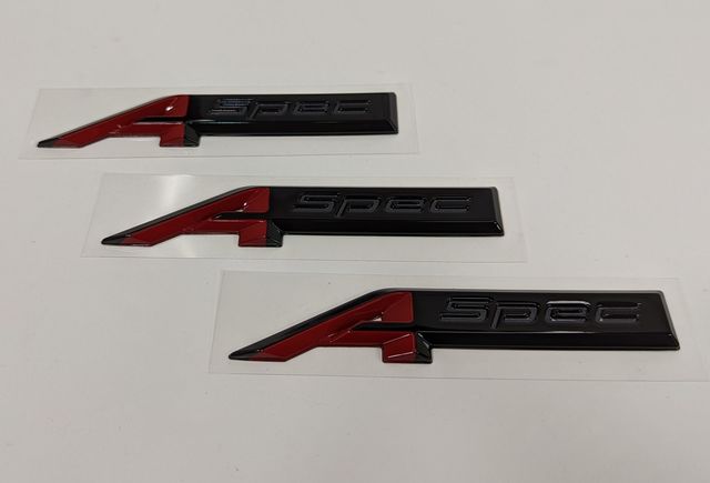 2023 2025 Acura Integra A Spec Emblems Nameplate Badge Set of 3 Gloss ...