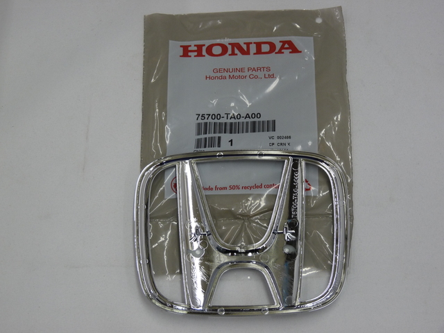 75700-TA0-A00 - 2008-2018 Honda - Emblem Front (H) | All Discount Parts ...