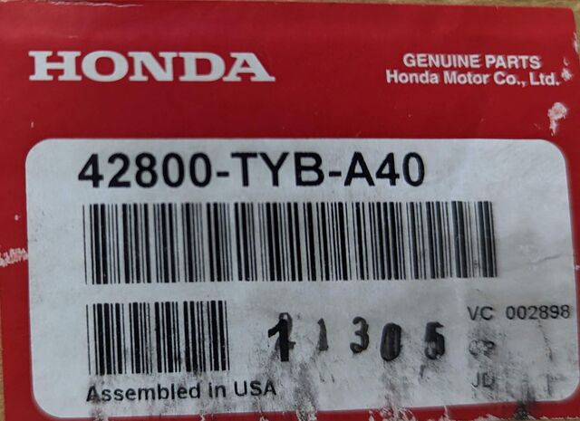 42800-TYB-A40 - Aluminum Wheel (21X9 1/2J) (Enkei) | All Discount Parts ...