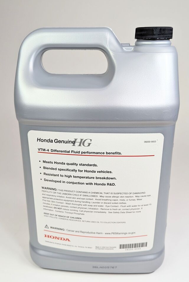 08200-9003 - Differential Fluid (VTM-4) (Honda) - 1 Gallon | All ...