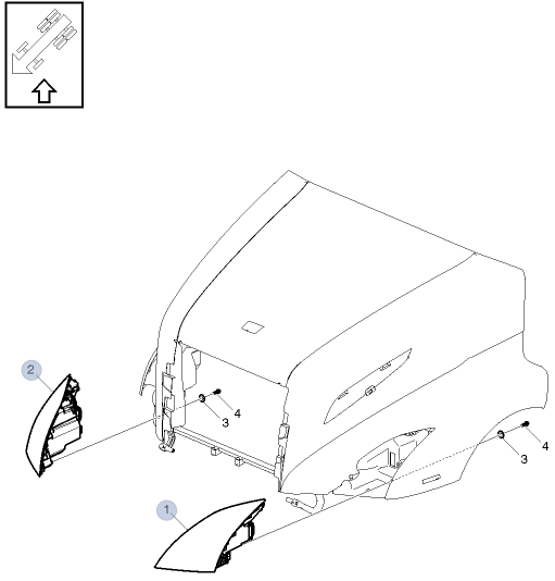 23680018 - VOLVO 23680018 - HEADLAMP | Truck Part Center