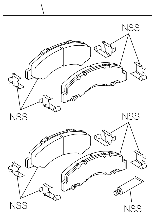 2-9412V-001-0 FV PAD KIT 19.5" 2-9412V-001-0 | Truck Part Center
