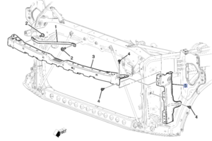 2019-2021 Chevrolet Silverado 1500 Driver Side Headlamp Bracket ...