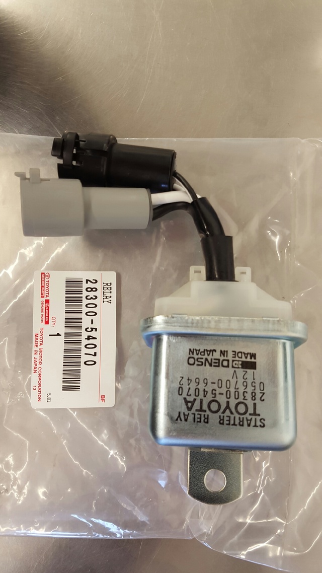 Genuine Toyota Relay Assembly Starter part# 28300-54070 for Ourisman ...
