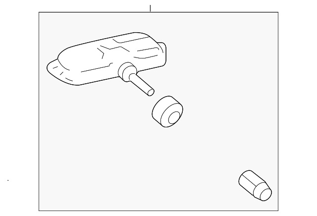 Genuine Toyota Tire Pressure Sensor (Does not include fitting kit 04423 ...