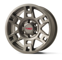 Genuine Official Toyota Trd 17-In Matte Gray Alloy Wheel part# PTR20 ...