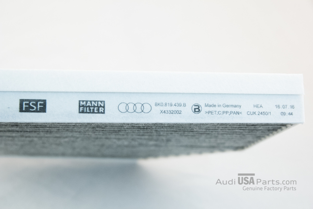 2008-2018 Audi Filter 8K0-819-439-C | Audi USA Parts