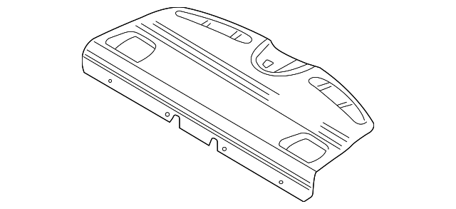 Genuine BMW 51-46-2-693-632 | Rear Parcel Shelf, Alcantara Leather ...