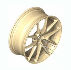 Genuine BMW 36-10-8-089-343 | 19" Style 763M Frozen Gold Light Alloy ...