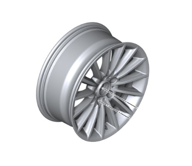 Genuine BMW 36-11-6-775-407 | Alloy Wheel, Radial Spoke 237 - 18X8 ET ...
