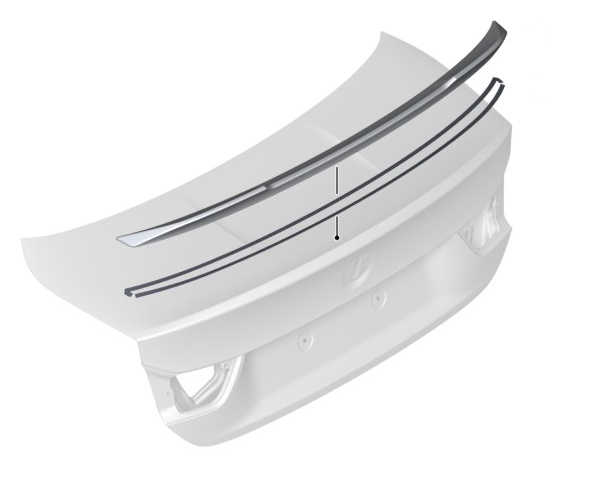 Genuine BMW 51-62-8-076-046 | F82 M4 CS Carbon Fiber Rear Spoiler ...