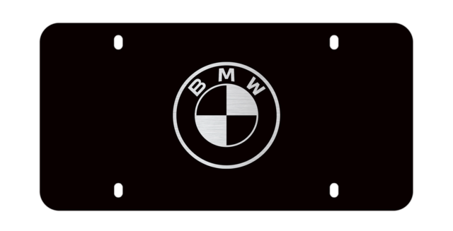 Genuine BMW 82-12-5-B4D-BE3 | BMW Roundel Marque Plate in Stainless ...