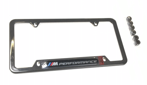 Genuine BMW 82-12-5-A1C-497 | M Performance Carbon Fiber License Plate ...