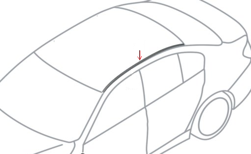 Genuine BMW 51-13-8-061-443 | Roof Molding | FREE Shipping on Most ...