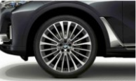 Genuine BMW 36-11-6-885-463 | 22" Style 757 Y-Spoke Ferric Gray Light ...