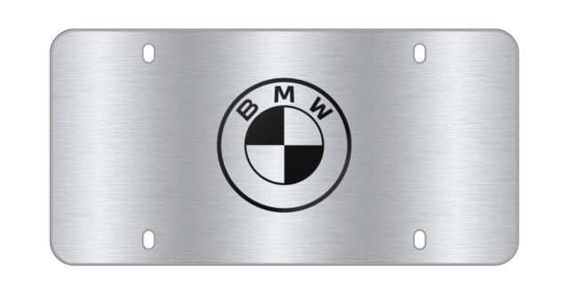 Genuine BMW 82-12-5-B4D-BE4 | BMW Roundel Marque Plate in Stainless ...