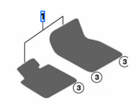 Genuine BMW 51-47-2-473-238 | All Weather Floor Mats, Front Set - G42 2 ...