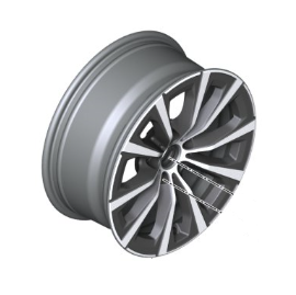 Genuine BMW 36-11-6-883-517 | 17" Style 775 V-Spoke Orbit Grey Light ...
