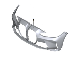 Genuine BMW 51-11-7-884-091 | Front Bumper Cover, Primed (US/PDC ...