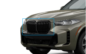 Genuine BMW 51-13-5-A67-CC6 | G05 X5 LCI Black Shadowline Front Grille ...