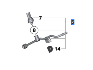 Genuine BMW 13-53-7-622-751 | Supply Line with Sensor | FREE Shipping ...
