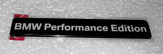 Genuine BMW 82-11-2-249-024 | BMW Performance Edition Badge | FREE ...