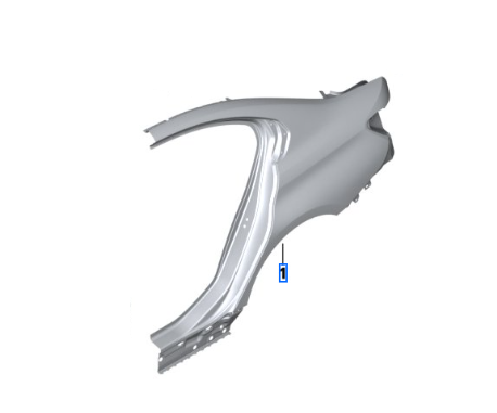 Genuine BMW 41-00-7-493-274 | Right Rear Side Panel | FREE Shipping on ...