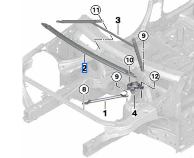 Genuine BMW 51-61-8-077-057 | F97/98 X3M/X4M Carbon Fiber Strut Brace ...