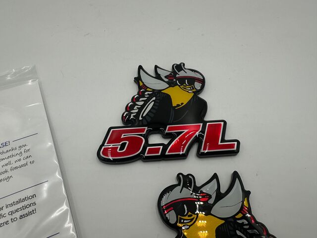Dodge Challenger Charger 300 Retro RT Scat Angry Bee Fender Emblem ...