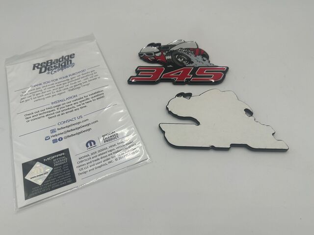 SWM345RBEE - Dodge Challenger Charger 300 345 5.7L Angry Bee Fender ...