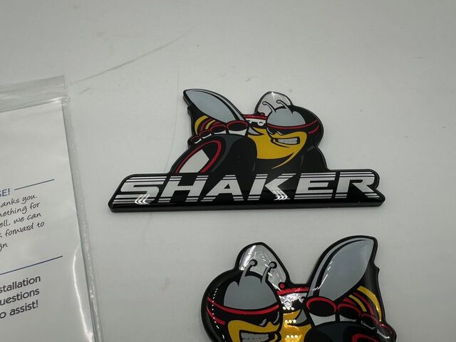 Dodge Challenger RT Scat Shaker Hood 3D Fender Emblem Decal Badge 2 Left & Right SWMSHAKER ...