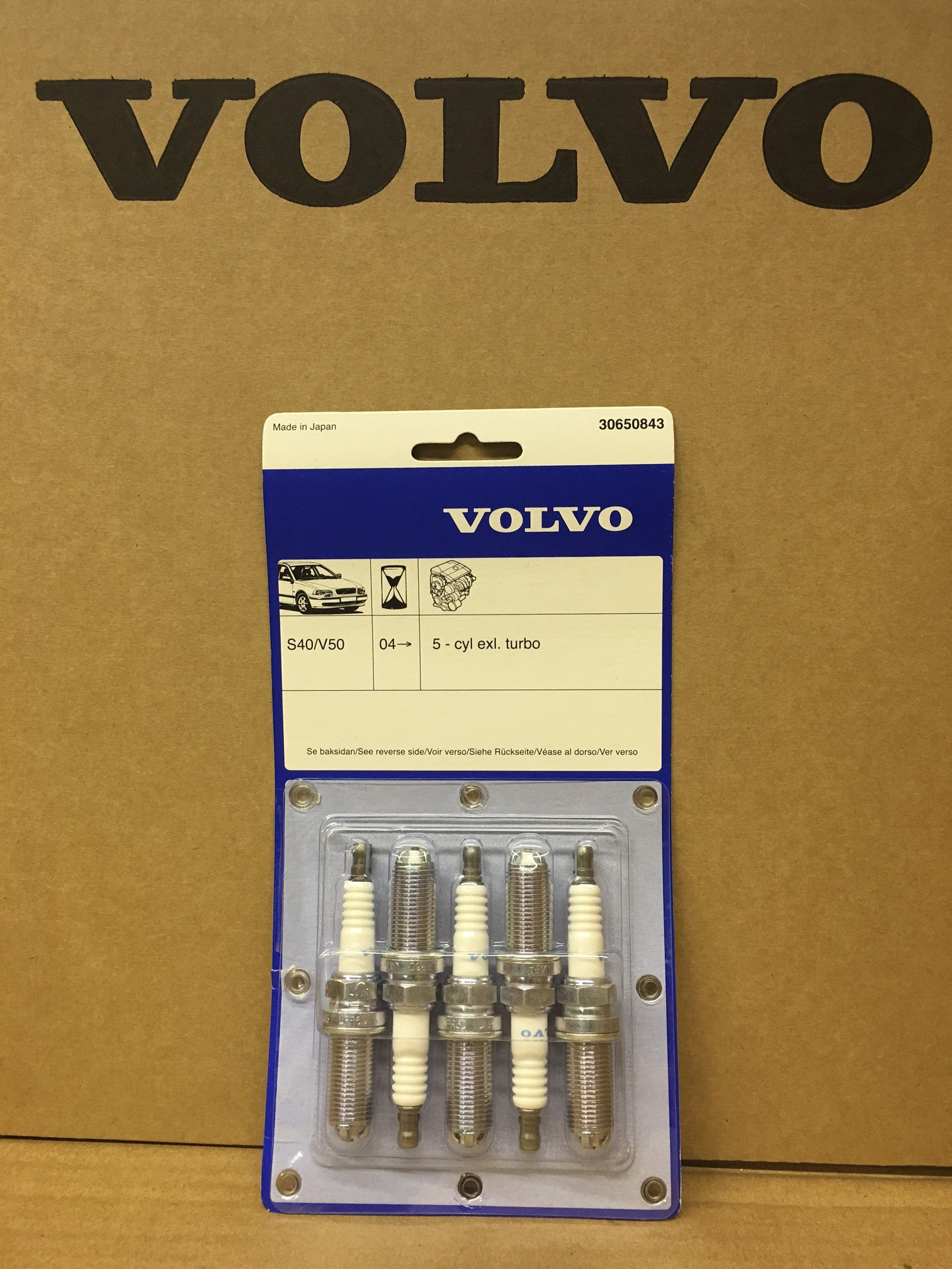 30650843 - Spark Plug Set - 2004-2010 Volvo | Volvo OEM Parts Direct