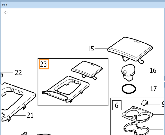 31389206 - Panel kit Dark wood - 2003-2014 Volvo XC90 | Volvo OEM Parts ...
