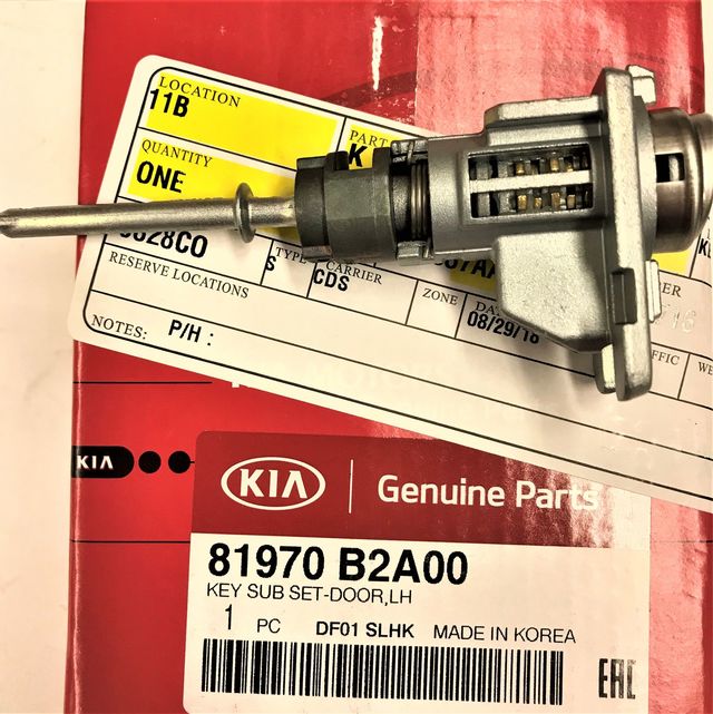 81970-B2A00 - Cylinder & Keys 2014-2019 Kia | Kia.Parts Store