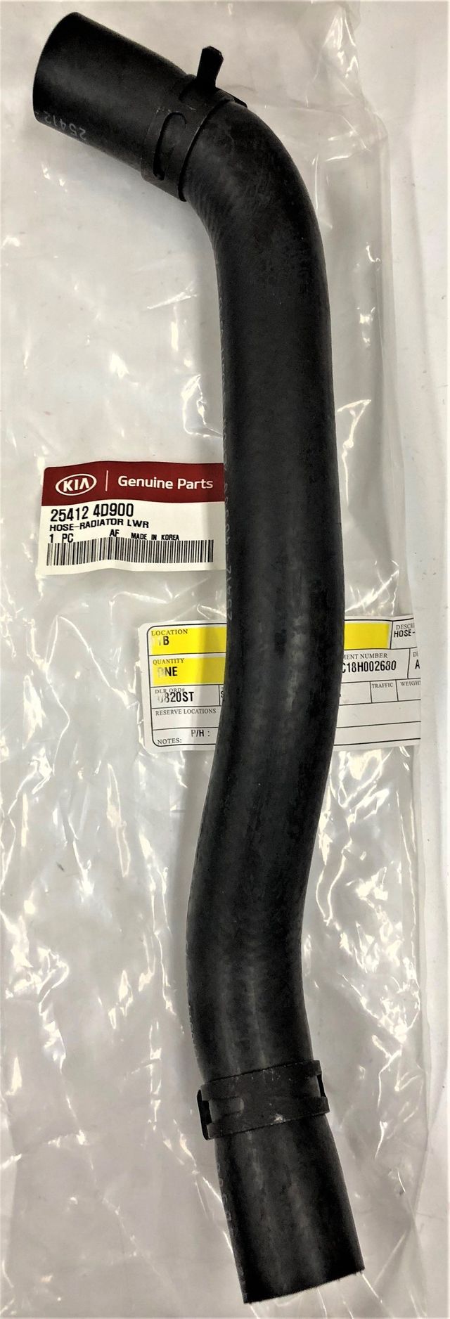 25412-4D900 - Lower Hose 2006-2010 Kia Sedona | Kia.Parts Store