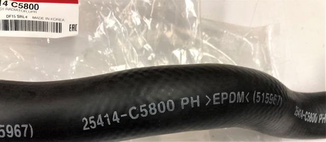 25414-C5800 - Upper Hose 2016-2020 Kia Sorento | Kia.Parts Store