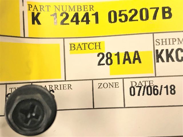 12441-05207B - Bumper Cover Screw 2001-2025 Kia | Kia.Parts Store