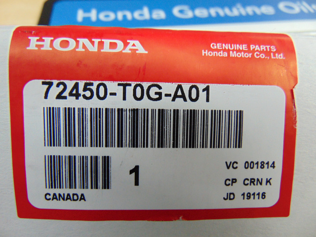 72450-T0G-A01 - 2012-2016 Honda CR-V - Molding Assembly L Front Door ...