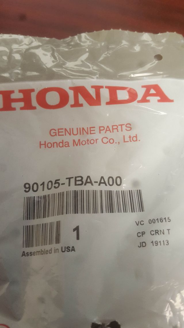 90105-TBA-A00 - Bolt Cover (Lower) - 2016-2020 Honda | Honda Parts Cheap