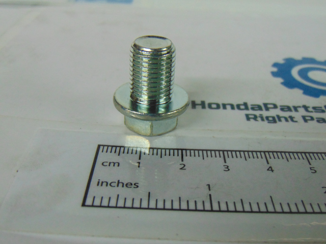 90009-R70-A00 - Bolt Plug (14MM) - 1996-2021 Honda | Genuine Honda Parts